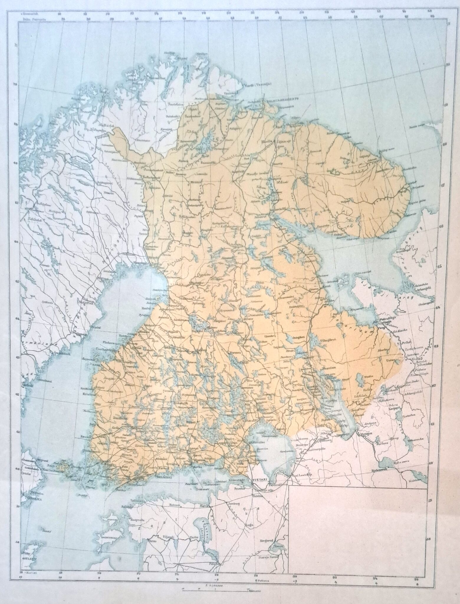 Vanha suomalainen kartta | Uusi Suomi Puheenvuoro